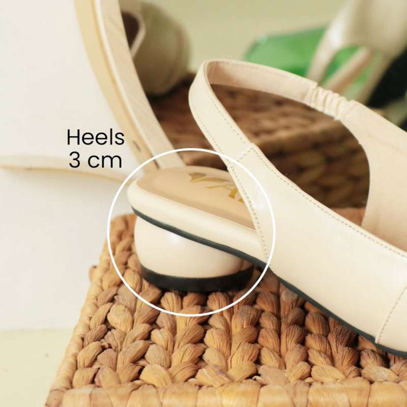 Promo Alivelovearts Janneth Tweed Pantofel Heels 3cm Kerja Kantor ...