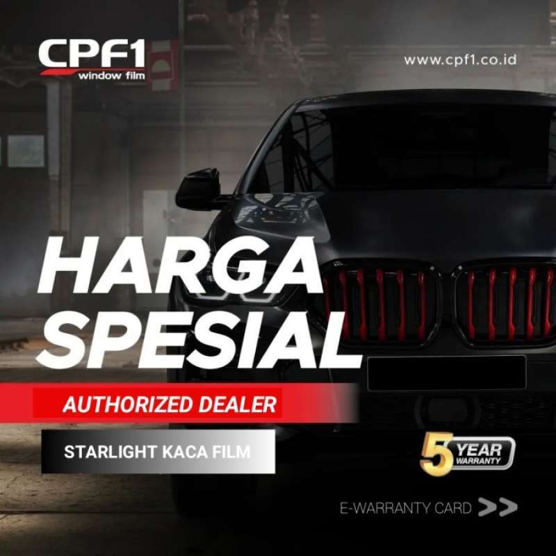 Promo New Kaca Film Cpf1 Premium Black Nero (Paket Full) Ukuran Mobil Medium Diskon 8% di Seller ...
