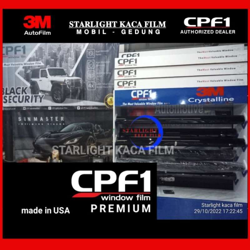 Promo New Kaca Film Cpf1 Premium Black Nero (Paket Full) Ukuran Mobil Medium Diskon 8% di Seller ...