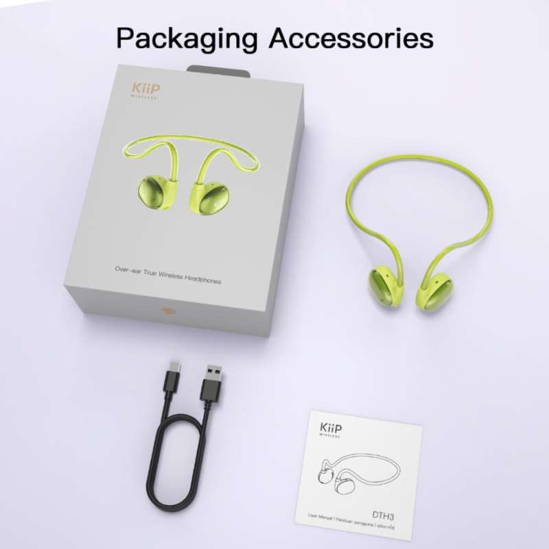 Promo Kiip Dth3 Wireless Bluetooth Headset 5.3 Headphone Earphone Over ...