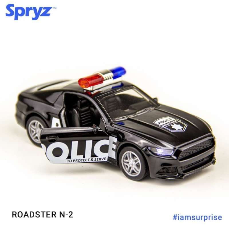 Promo Silakan Beli - Spryz Roadster Diecast Mobil Polisi Skala 1:32 ...