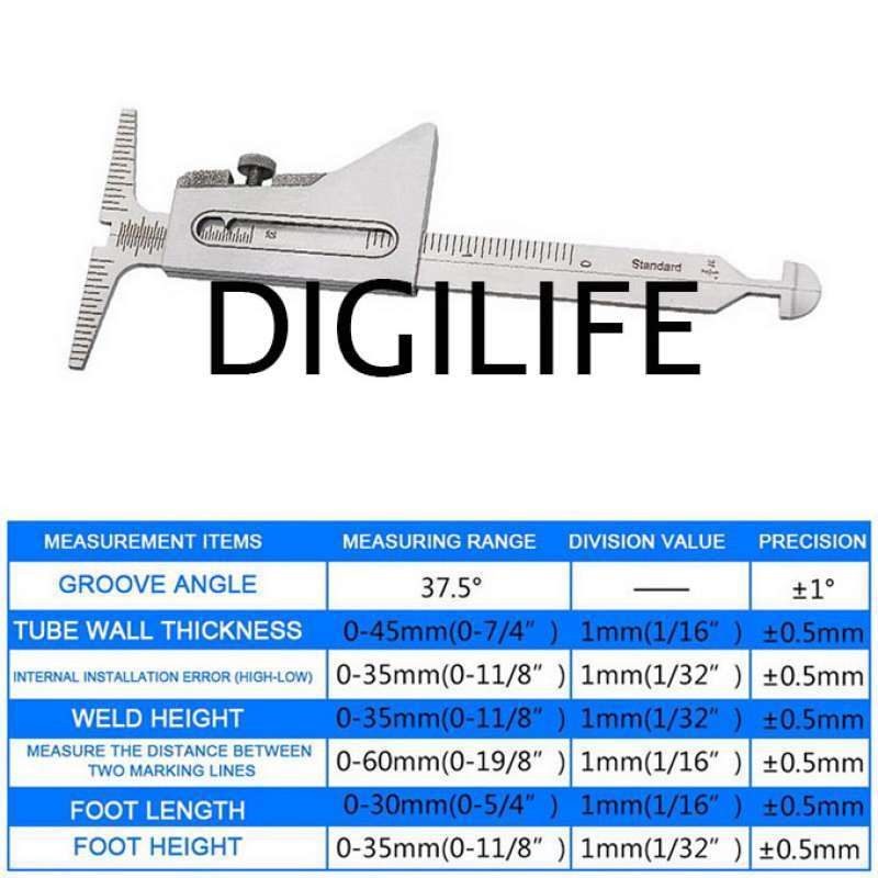 Jual Hilo Welding Gauge Hi Lo Inspection Ukur Las Hi-lo Pipe Gage Welder Ukur Hi.lo Meter Weld ...
