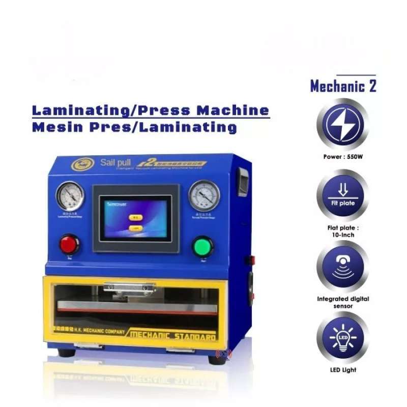 Promo Mesin laminating lcd 10inch vacuum press peralatan service gadget ...