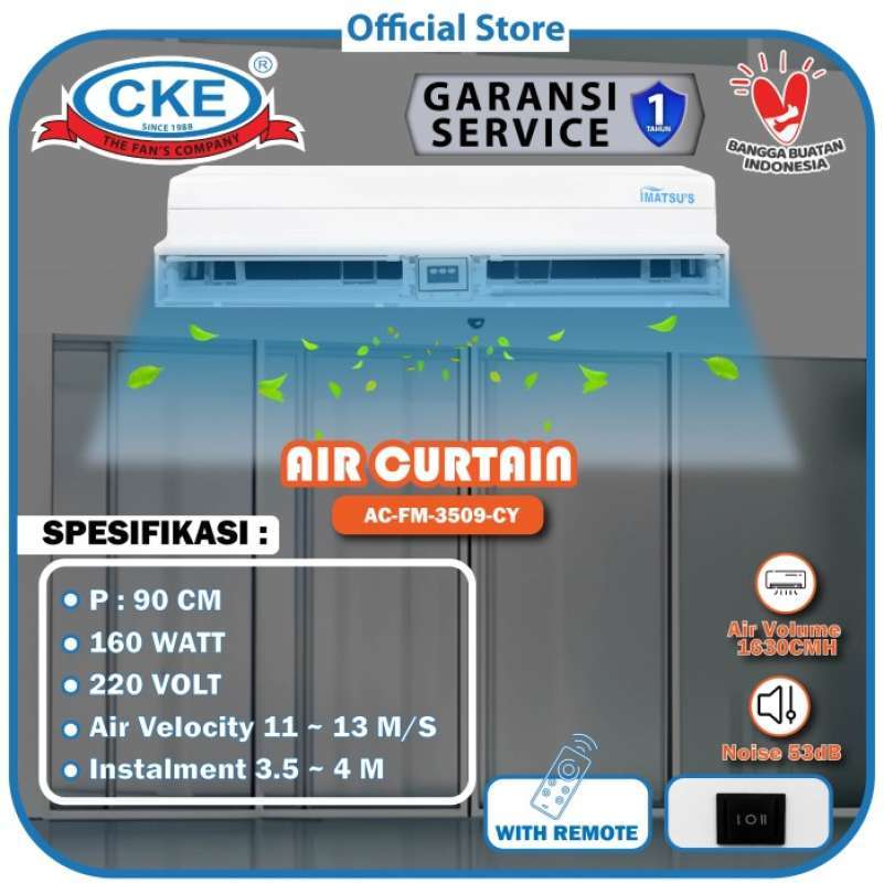 Promo Imatsu Air Curtain Ac-fm-3509-cy 0.9 Meter Air Door Tirai Udara Diskon 23% Di Seller Pixel ...