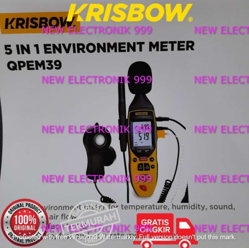 Promo Krisbow Alat Ukur Environment Meter 5 In 1 Pro 10176832 Promo ...