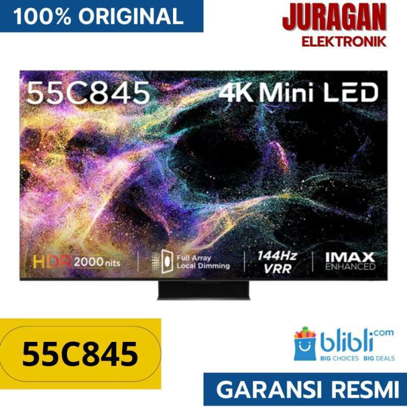 Promo Led Tv 55 Inch Tcl 55c845 C845 Mini Led 4k Uhd Smart Google Tv ... Promo Led Tv 55 Inch Tcl 55c845 C845 Mini Led 4k Uhd Smart Google Tv ...