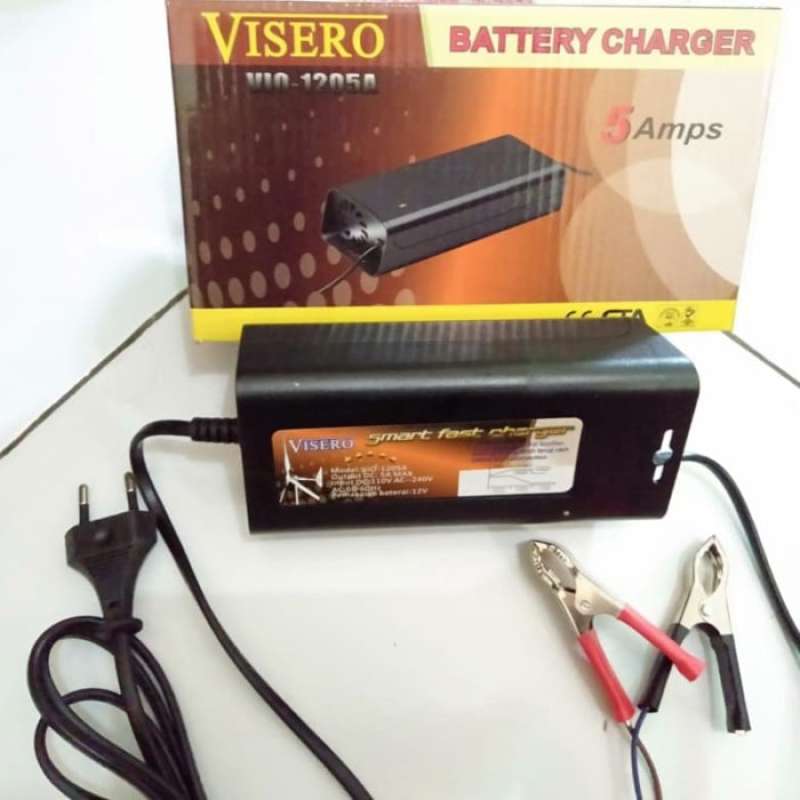 Promo New Smart Fast Charger Accu/aki 12v 5a Otomatis Diskon 36% Di ...