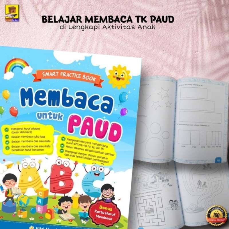 Promo Buku Anak / Smart Practice Book Membaca untuk PAUD / Belajar ...