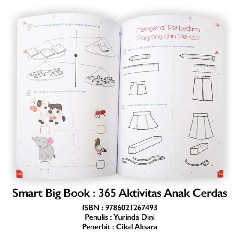 Jual Buku Smart Big Book 365 Aktivitas Untuk Anak Paud Dan Tk - Anak ...