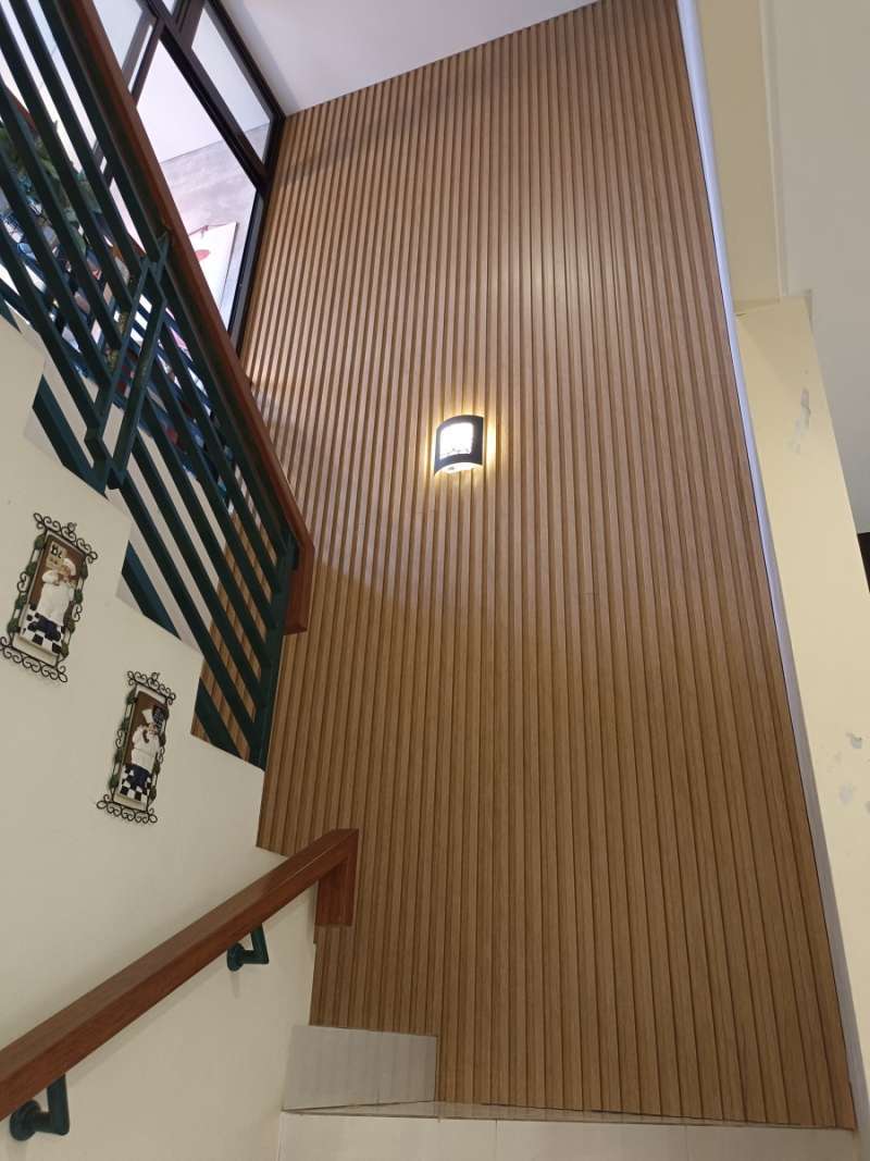 Jual Wall Panel Rectangle Double High Bar C01 - Natural Oak - Panel ...