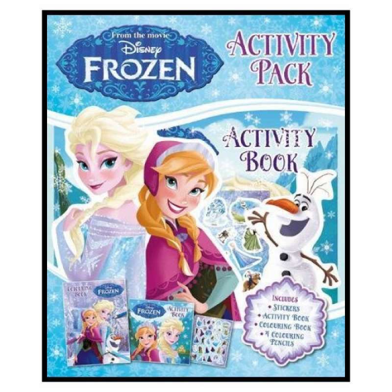 Jual DISNEY FROZEN ACTIVITY PACK - STICKERS + COLORING BOOK + PENCILS ...