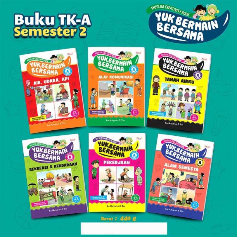 Jual Buku Paket Tematik Anak TK A Semester 1 dan 2 (Terpisah ...