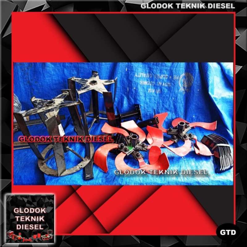 Jual Mesin Traktor Bajak Tanah Sawah Parit Kebun Cultivator Tiller ...