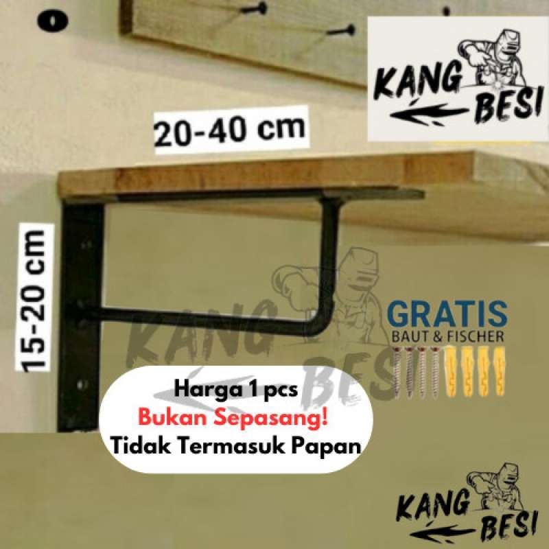 Promo Besi Siku Siku Besi Rak Dinding Rak Sudut Ambalan Rak Papan ...