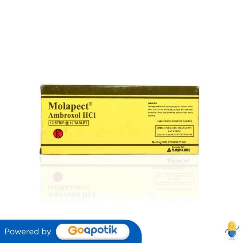 Jual MOLAPECT 30 MG BOX 100 TABLET di Seller Apotek Indra - Bintara ...