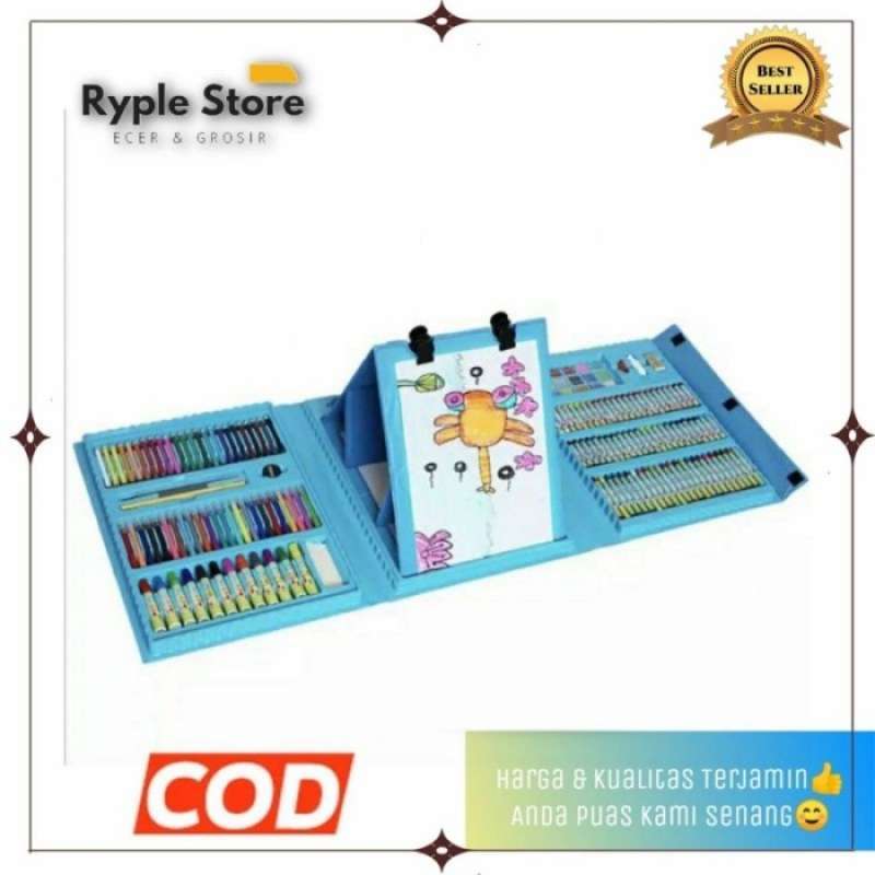 Jual Alat Menggambar Anak Art Set Crayon 208 Pics Di Seller Super ...