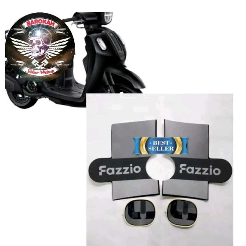 Promo Ajs Original Asli Striping Stiker Motor Yamaha Fazzio 2022 Hitam ...