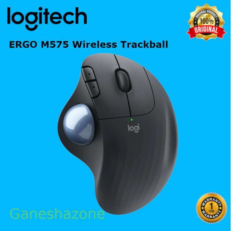 Jual Logitech Ergo M575 Wireless Thumb-operated Trackball Mouse Di ...