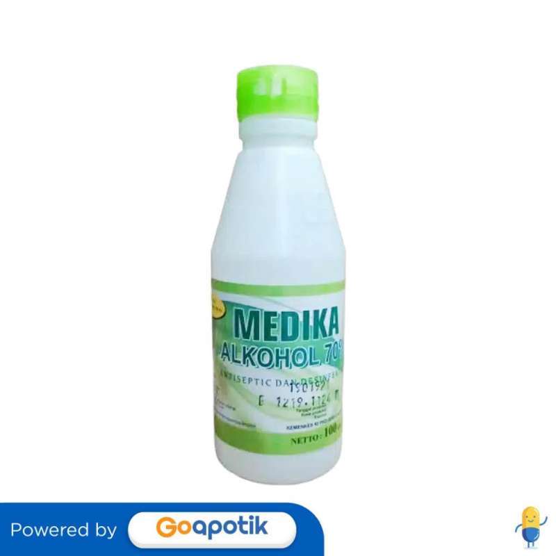 Jual Medika Alkohol 70% 100 Ml Botol Di Seller Apotek Madani Farma ...