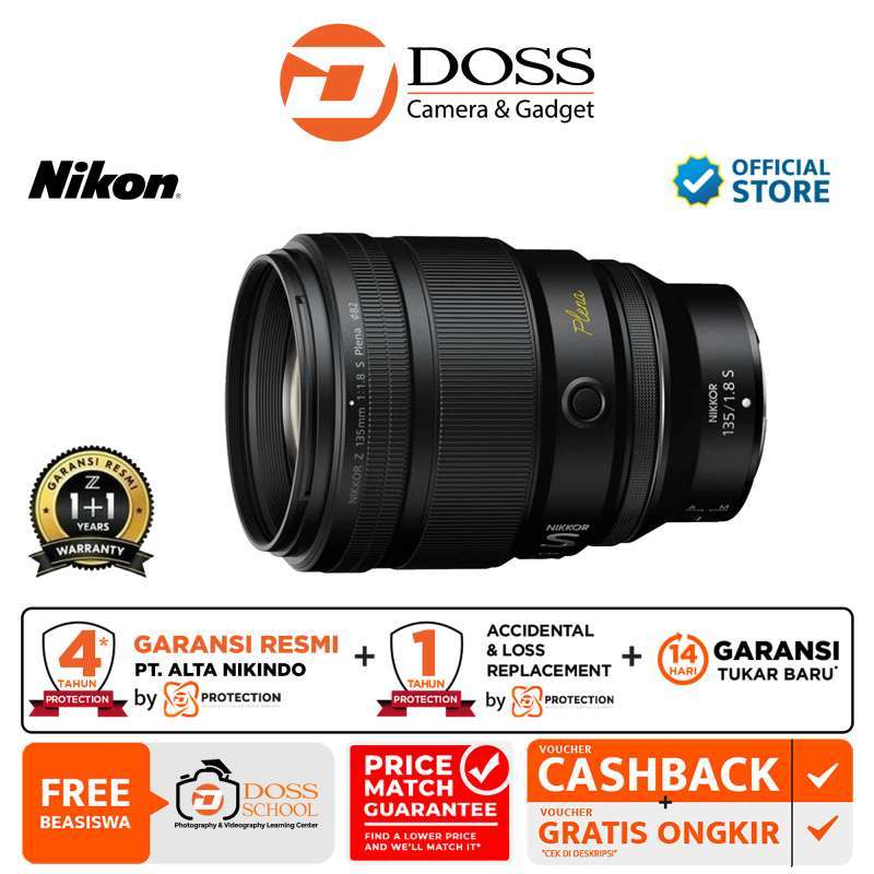 Jual Nikon Z 135mm F1.8 S Plena Lens Nikkor Z 135 Mm F/1.8 Di Seller ...