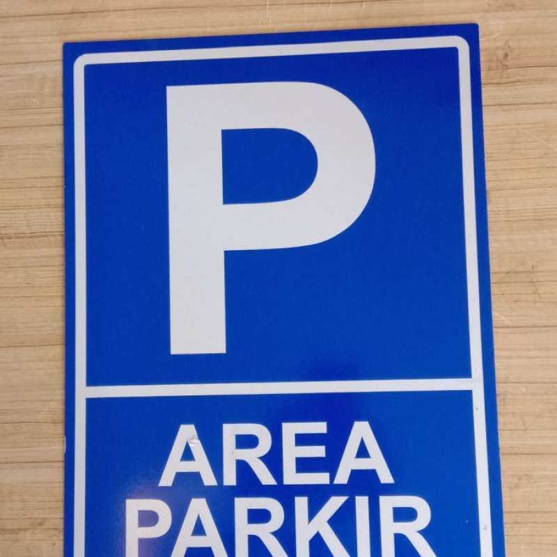 Promo Sign Plat K3 Rambu Safety Area Parkir Ukuran 30X40Cm Diskon 37% ...
