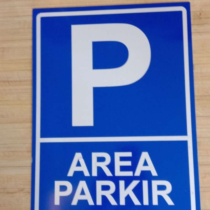 Promo Sign Plat K3 Rambu Safety Area Parkir Ukuran 30X40Cm Diskon 37% ...