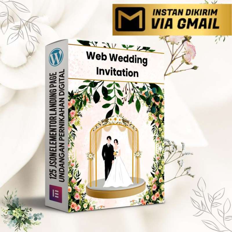 Promo 125 Template Website Undangan Pernikahan Digital Wordpress ...