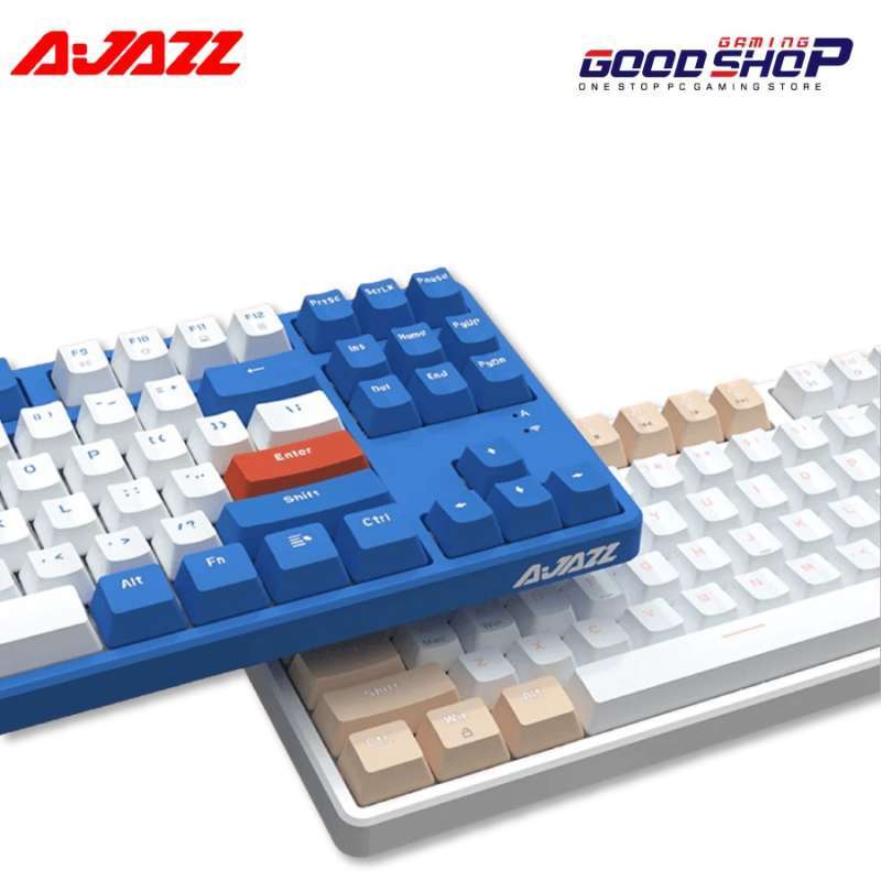 Promo AJAZZ AK871 - MECHANICAL KEYBOARD - Red Sw White Tea Diskon 29% ...