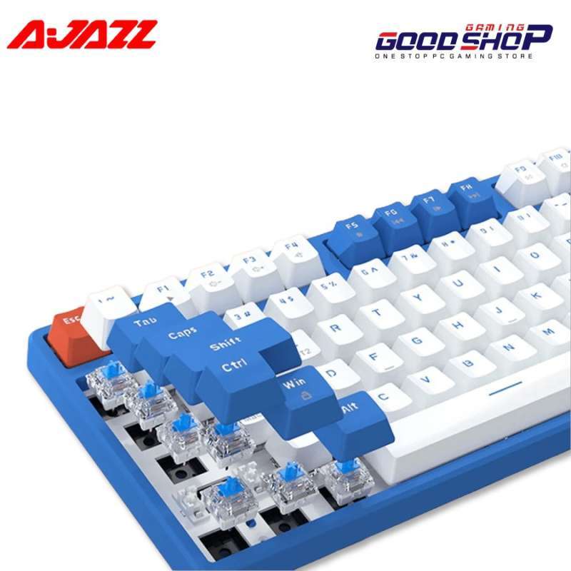 Promo AJAZZ AK871 - MECHANICAL KEYBOARD - Red Sw White Tea Diskon 29% ...