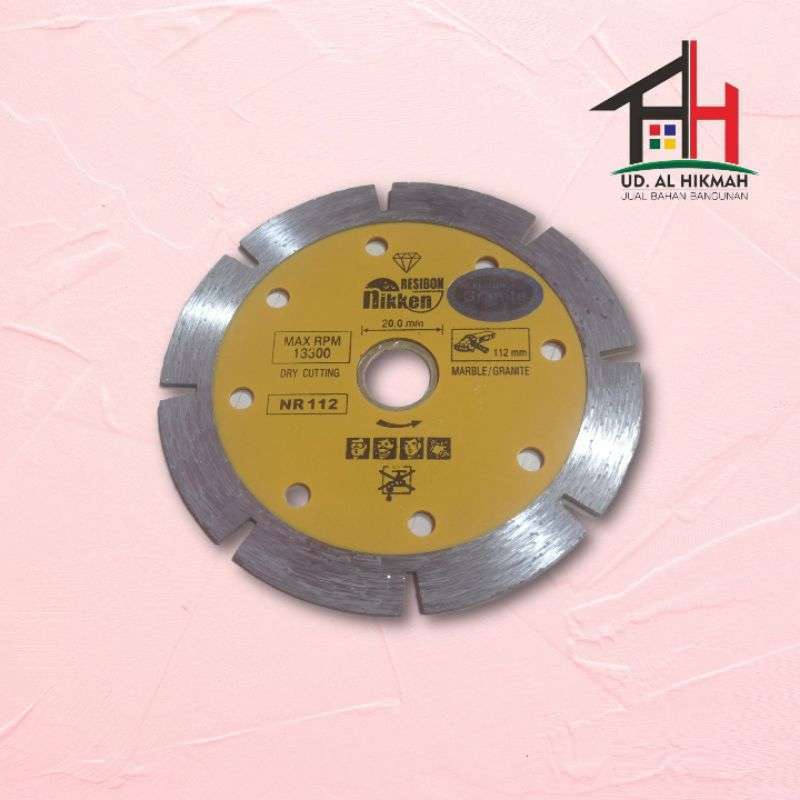 Jual Diamond blade 112MM DRY / KERING NIKKEN - RESIBON NIKKEN di Seller ...