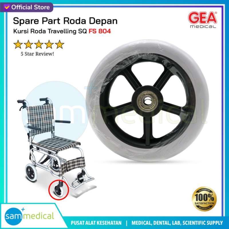 Promo Gea Spare Part Roda Depan Kursi Roda Fs 804 Diskon 33% Di Seller ...