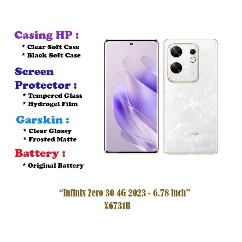 Jual Hp Infinix Zero 30 4 G 2023 Spesifikasi Original, Murah & Diskon ...