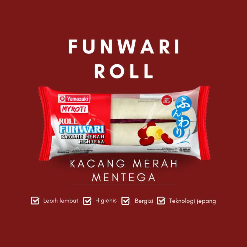 Promo Yamazaki Myroti - Roll Funwari Kacang Merah Mentega Diskon 5% Di ...