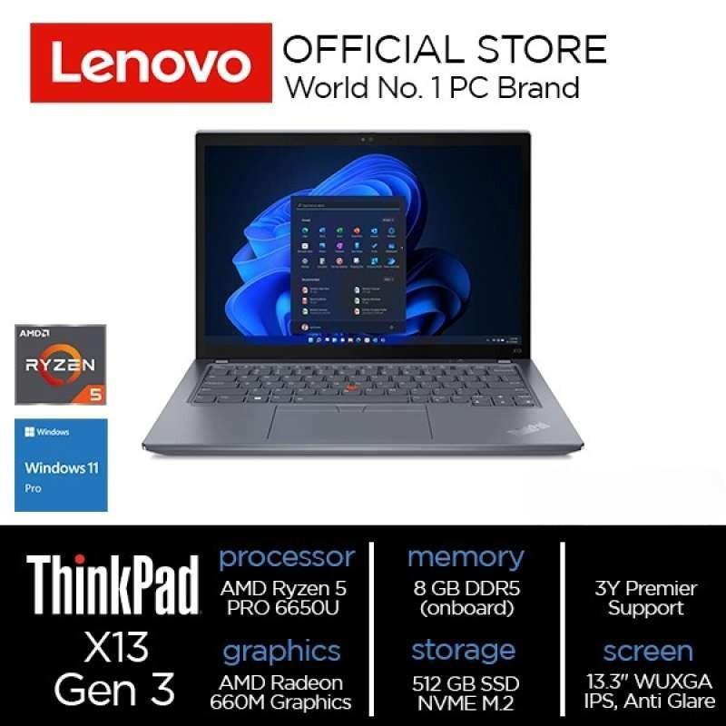 Jual Lenovo Thinkpad X13 Gen 3 (amd) 4tid || Amd Ryzen 5 Pro 6650u 8gb ...