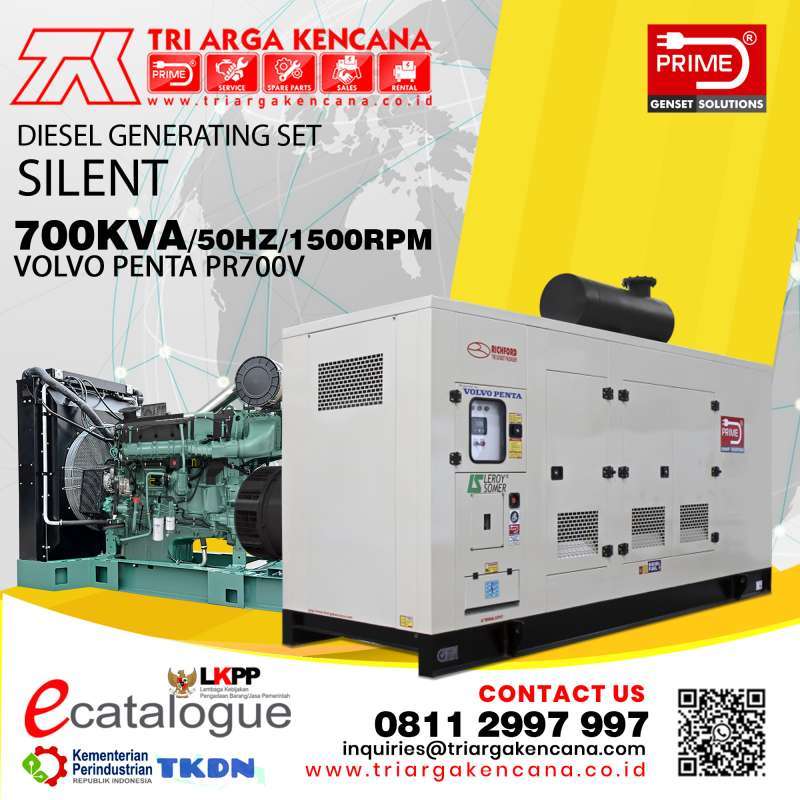 Jual Ready Stock Genset Prime Volvo Penta 700 Kva Di Seller Cv. Tri ...