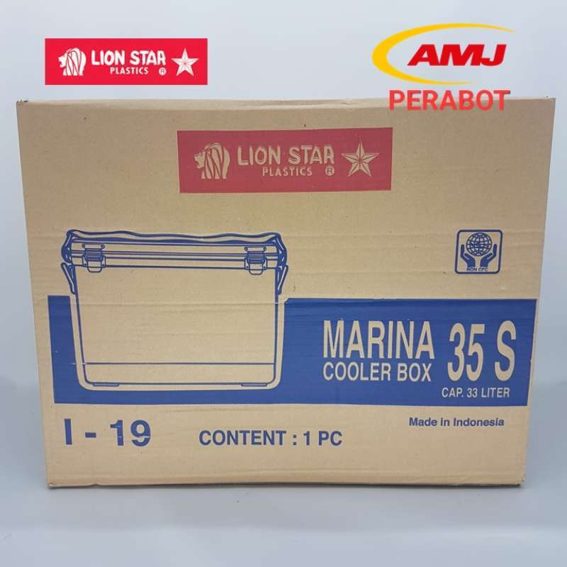 Jual Lion Star Tempat Kotak Pendingin Marina Cooler Box 35s ( 33 Liter ...