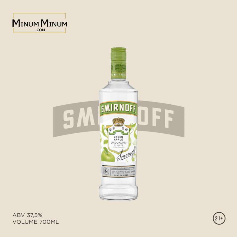 Jual Smirnoff Green Apple 700ml di Seller MINUMMINUM.COM - Pulo, Kota ...