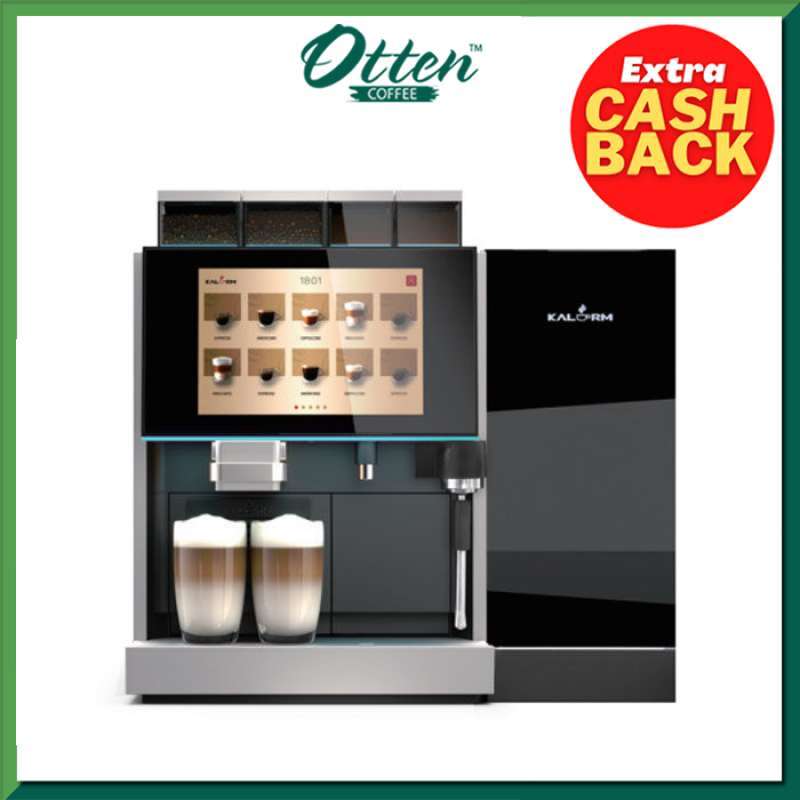 Jual Kalerm - Fully Automatic Commercial Espresso Machine X465 Mesin Kopi Otomatis + Milk Cooler ...