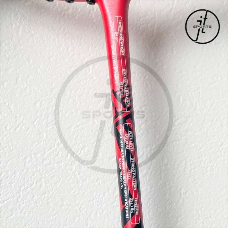 Promo Raket Bulu Tangkis Prince Hornet Red Badminton Racket Original ...