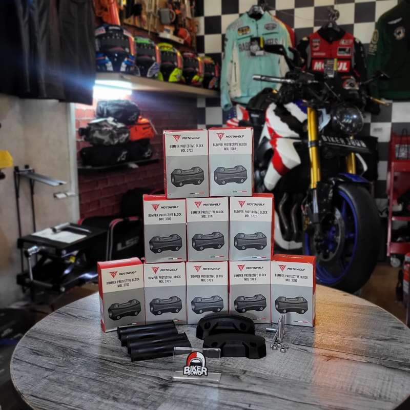 Jual Motowolf Bumper Crashpad Crahbar Engine Frame Bag Bantalan Crash ...