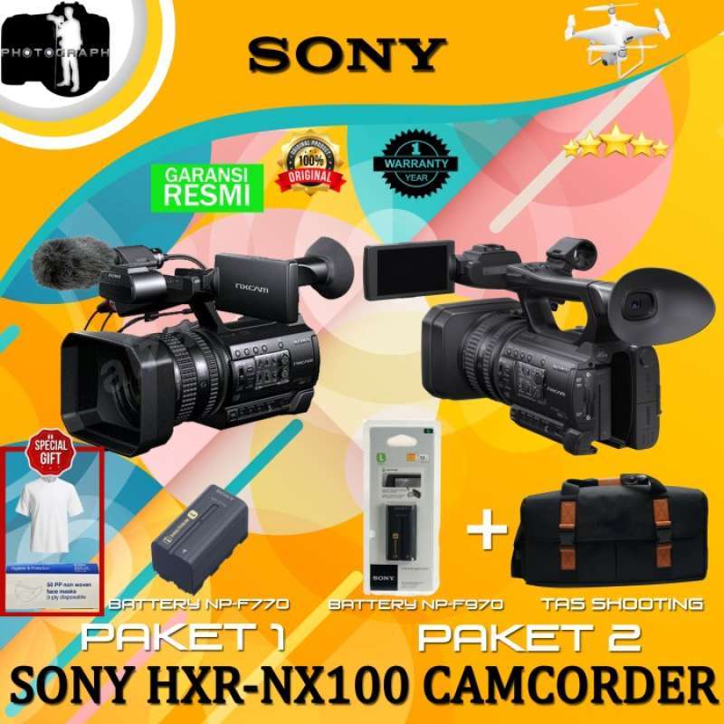 Jual Sale Sony Hxr-nx100 / Handycam Sony Hxr-nx100 Camcorder Resmi Sony ...