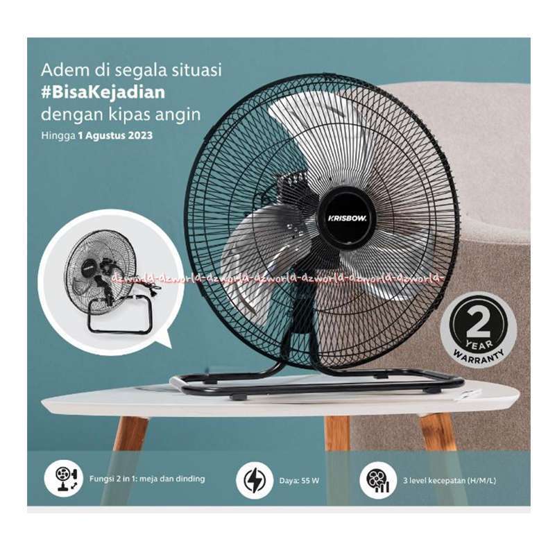 Jual Krisbow Kipas 55 Original, Murah & Diskon Maret 2024 | Blibli