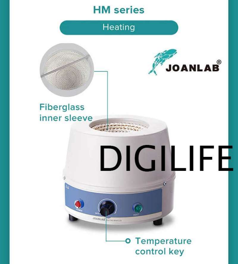 Jual Heating Mantle 500ml Joanlab HM Electric Lab Mixer Stirrer Laboratory 500 ml Stirer Mantel ...
