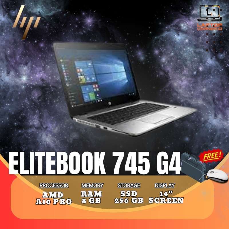 Jual Laptop HP Elitebook 745 G4 AMD Pro A10/AMD PRO A8 RAM 8 / SSD 256 ...