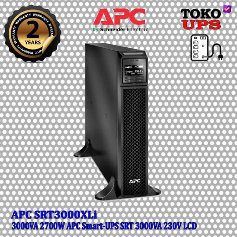 Jual Promo Ups Apc Srt3000xli 3000va 2700w Apc Smart-ups Srt3kxli 3000va 230v Lcd Termurah Di ...