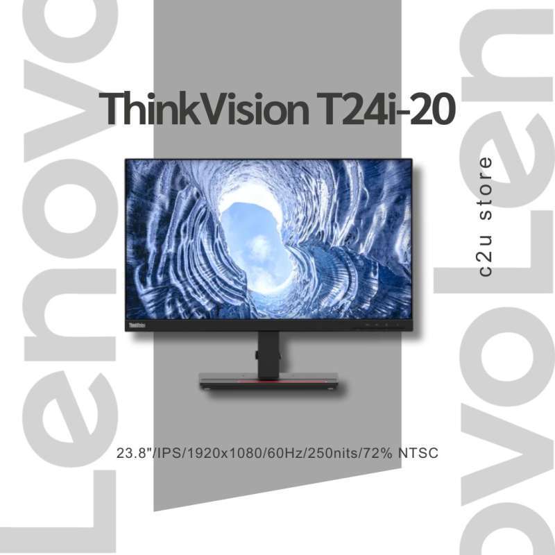 Jual Lenovo Thinkvision T24i-20 [23.8/ips/1920x1080/60hz/250nits/72% ...