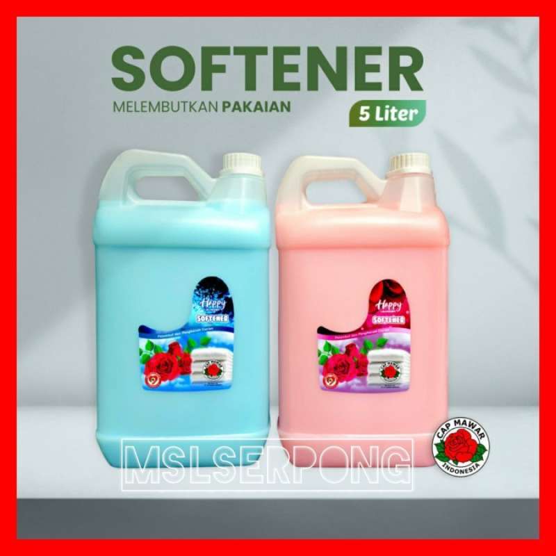 Promo Softerner Laundry Pakaian Jerigen 5 Liter Happy Care Diskon 33% ...