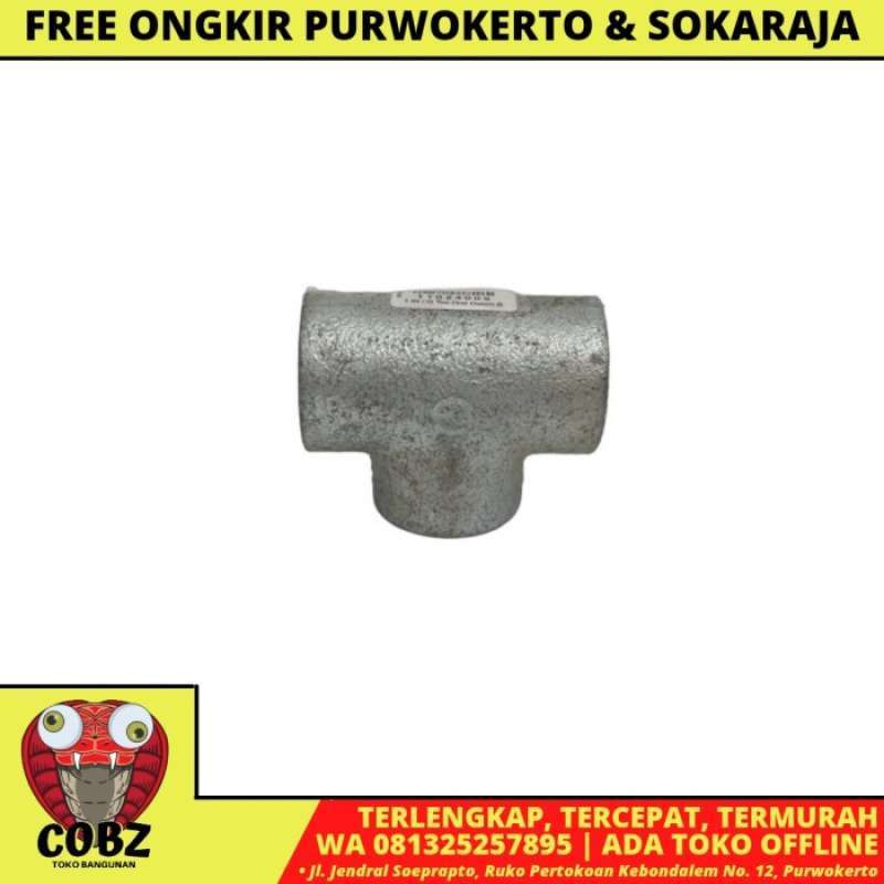 Jual 1 In / G Tee Drat Dalam Faucet Tee Fitting Pipa Besi Di Seller ...