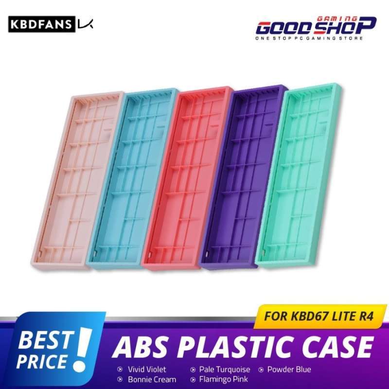 Promo Kbdfans Kbd67 Lite R4 Abs Plastic Case - Mechanical Keyboard Diy ...