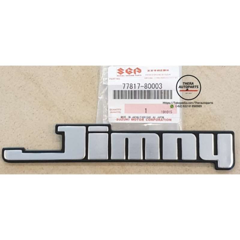 Promo Emblem Logo Jimny Suzuki Jimny/katana/sierra/caribian Original Sgp Diskon 9% Di Seller ...